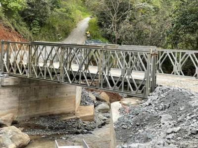 China Life Service 10 Years Bailey Bridge / Compact Panel Bridge for sale
