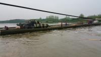 China 104m Temporary Floating Bridge Tracked Load 60t Fast Erectiion Emergency Equipment for sale