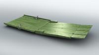 China Load Capacity Axle Load 13t Military Pontoon Bridge Pontoon Equipment for sale