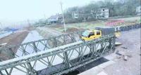 China Panel Dimension 1.448*3.048m Bailey Bridge Temporary Truss Bridge for sale