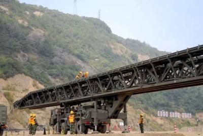 China Emergency Equipment Mechanized Bridge Fast Erection Span 17-51m for sale
