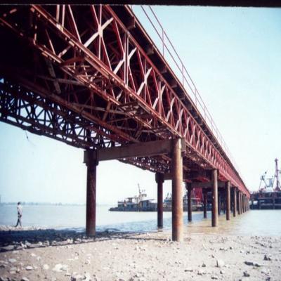 China Type 100 Steel Suspension Emergency Bailey Bridge for sale