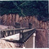 China Width 3.2m Temporary Bailey Bridge 3048mm X 1448mm Galvanized Steel Panel for sale
