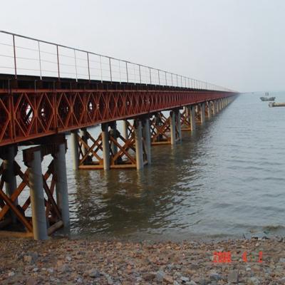 China Designed Span 6-60m Modular Steel Bridge Bailey Parts for sale
