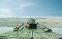 China Emergency Current Velocity ≤3.0m/S Military Pontoon Bridge Long Lifespan for sale