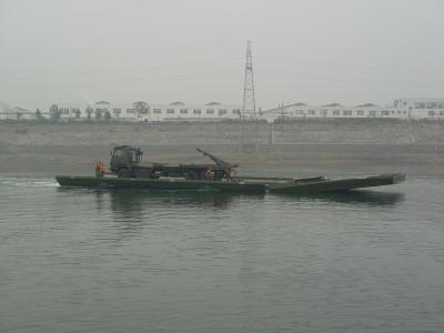 China Current Velocity ≤3.0m/S Floating Power Pontoon Bridge for sale