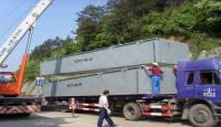 China Ribbon Floating Pontoon Bridge For Marina , Temporary Floating Bridge for sale