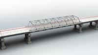 China Permanent Assembly Steel Truss Bridge Concrete Deck for Medium Spans for sale