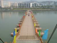 China Pedestrian Floating Pontoon Trestle Bridge , Military Floating Bridge for sale