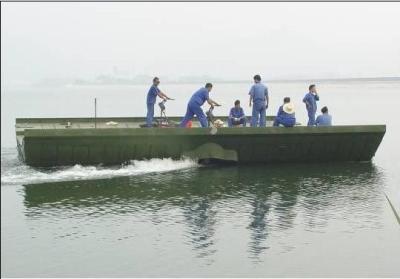 China Load Capacity Axle Load 13t Military Pontoon Bridge Fast Erectiion for sale