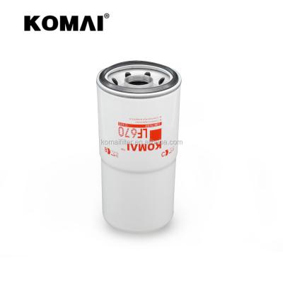 China LF670 3313279 LF3716 Lube Oil Filter LF9325 LF3363 P55-0671 51670 C-5715 For Doosan DX340LCA for sale