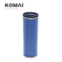 China KOMAI Blue Color Customized Air Filter Element Replacement For Construction for sale