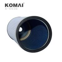 China KOMAI Blue Color Customized Air Filter Element Replacement For Construction for sale