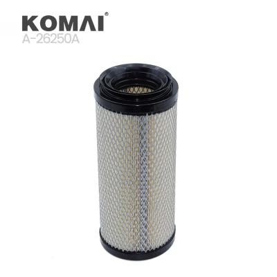 China KOMAI Air Filter AF 26250 RS 4803 SA 16322 A-8807-S A-8807 Use For Excavator Diesel Engine Parts for sale
