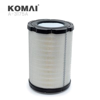 China KOMAI 17902-1070  17902-1071 Air Filter Cartridge for Excavator Truck for sale