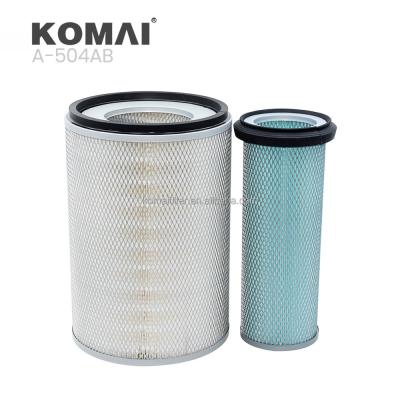 China KOMAI  70662609  1513160  AR46004 Air Filter Cartridge for Excavator Truck for sale