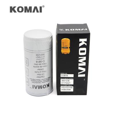 China High Efficiency Doosan Oil Filter Construction Machinery Spare Parts 400504-00005 for sale