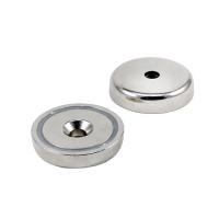 China Industrial Magnets with Permanent Neodymium Material and Heavy Duty POT Countersunk Hole for sale