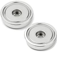 China Industrial Magnets with Permanent Neodymium Material and Heavy Duty POT Countersunk Hole for sale