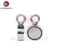China Q235 Round Steel Cup NdFeB Magnets Fishing Magnet with 800 KG Super Strong Pull Force for sale