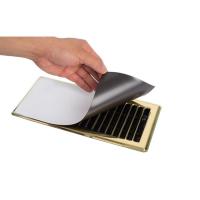 China 0.5-1mm Thickness High Strength Magnetic Vent Cover with White PVC Coated for sale