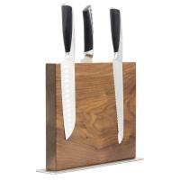 China 260x240x32 mm Double Sided Magnetic Knives Holder with Permanent Bamboo Acacia Walnut for sale
