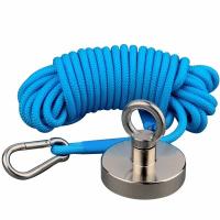 China Strong Round Fishing Magnet for Salvage and Treasure Hunting Tolerance ±0.1mm Since 2000 for sale