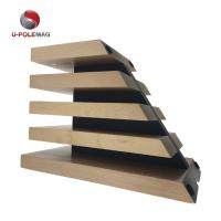 China Customized Logo Sustainable Wood Kitchen Magnetic Knife Block Holder for Sustainable for sale