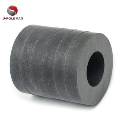 China Sample Y35 Professional Ferrite Permanent Diametrically Magnetized Ring Magnet for Speaker for sale