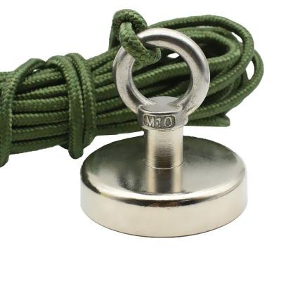 China High Tolerance Neodymium Magnet POTN08-75 550 lbs Strong With Screw Hole for Fishing for sale