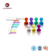 China 11mm Dia Pot Shape Magnetic Push Pins for Office Maps in Colorful Design for sale