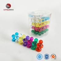 China 11mm Dia Pot Shape Magnetic Push Pins for Office Maps in Colorful Design for sale