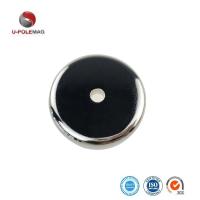 China Grade NdFeb Dia 75mm 230KG Pull Force Super Strong Neodymium Fishing Magnet with Eyeblot for sale