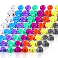 China Super Strong Plastic Push Pin Magnets for Heavy Duty Fridge Cylindrical Grade NdFeB for sale