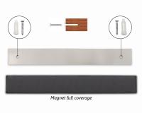 China 16 Inch Stainless Steel Magnetic Knife Strip for Neat and Practical Kitchen Storage for sale