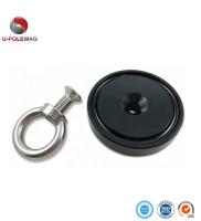 China UPN04-75 350lbs Neodymium Fishing Magnet with Eyebolt and /-0.1mm Tolerance Hook Type for sale