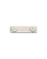 China Strong ABS Magnetic Name Badge Holders with Steel Back Plate Fastener and 3M Adhesive for sale