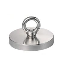 China 1200lbs Pull Force Neodymium Fishing Magnet With Rope for Strong Magnetic Pull for sale