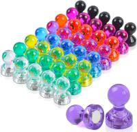 China 8 Assorted Colors Permanent Push Pin Magnets Strong Refrigerator Magnets for Office for sale