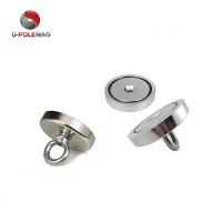 China High Magnetic Force NdFeB Fishing Magnet D80x19mm-M10 with Permanent Magnetic Field for sale