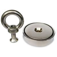 China High Magnetic Force NdFeB Fishing Magnet D80x19mm-M10 with Permanent Magnetic Field for sale