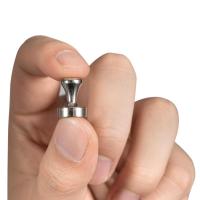 China Nickel Coating Neodymium Magnetic Steel Push Pin for Office and Refrigerator for sale