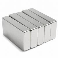 China Neodymium N52 Block Magnet 50mm x 30mm x 10mm with Moulding Processing Service for sale