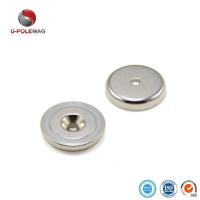 China Strong NdFeB Rare Earth Countersunk Neodymium Cup Pot Magnets with ±0.01mm Tolerance for sale