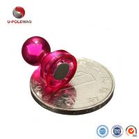 China Neodymium Magnet Push Pin Magnets for Fridge Heavy Duty Moulding Processing Service for sale