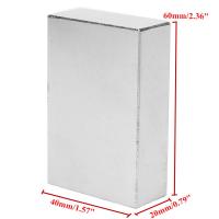 China ISO14004 2004 Environment Management System N52 NdFeb Neodymium Magnet Big Block Grade for sale