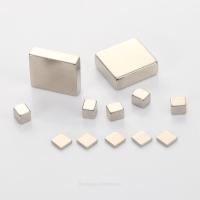China Sintered Rare Earth Magnet Sample Powerful Permanent Magnetic Square Magnet 50*50*25 for sale