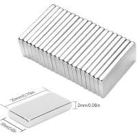 China Tolerance /-0.05mm Nickel Coated Super Strong N45 Neodymium Magnets for Rectangular Blocks for sale