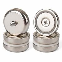 China HTN04-60x15-8.5mm Neodymium Countersunk Pot Magnet with Ni-Cu-Ni Coating for sale