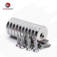 China HTN04-60x15-8.5mm Neodymium Countersunk Pot Magnet with Ni-Cu-Ni Coating for sale